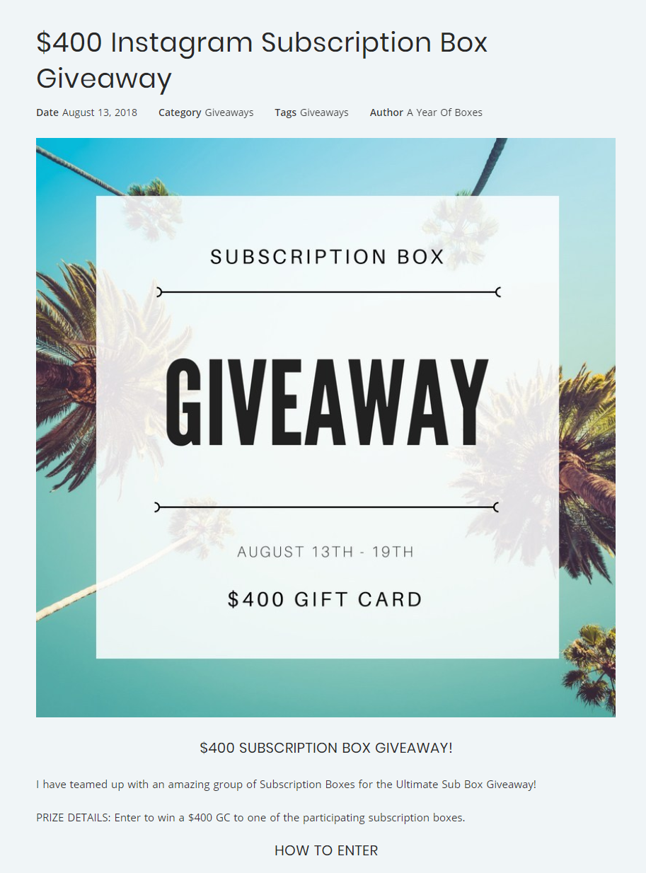 20 Shopify Giveaway Ideas You Can Use Today 20 Shopify Giveaway Ideas You Can Use Today