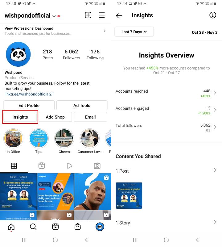 How To Use Instagram Insights A Beginners Guide Regional Posts